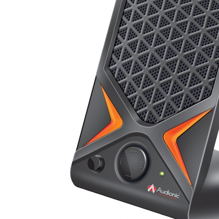 Audionic Alien-X Speaker 2.0 Ch (Orange) - GoBazaar